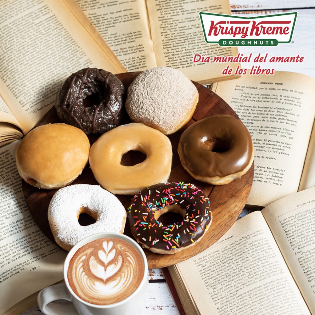 5 donas especiales para los amantes de los libros – Krispy Kreme