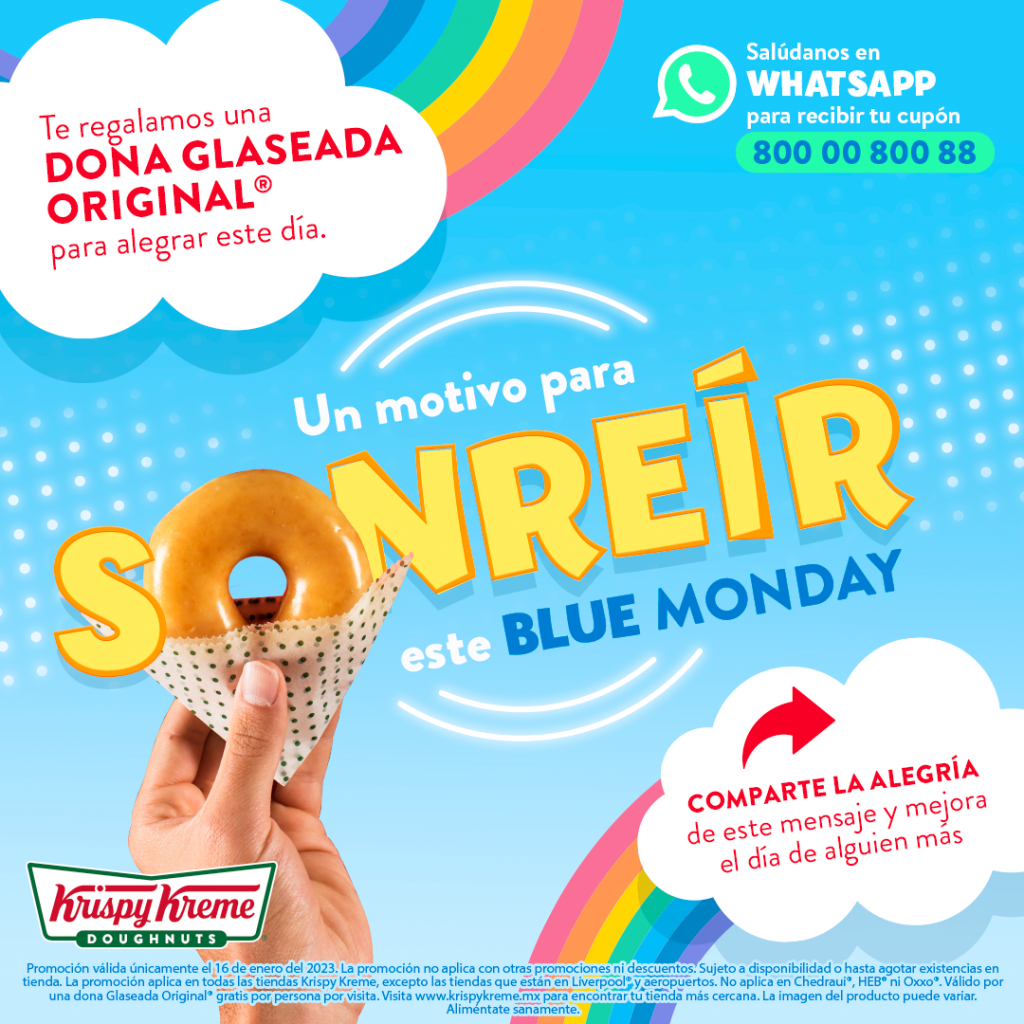 5 ideas para darle alegría a tu Blue Monday – Krispy Kreme