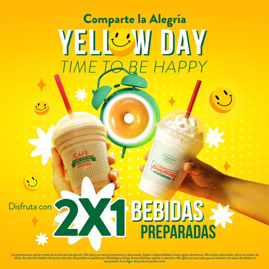 ¿Por qué el Yellow Day es el día más feliz del año? – Krispy Kreme