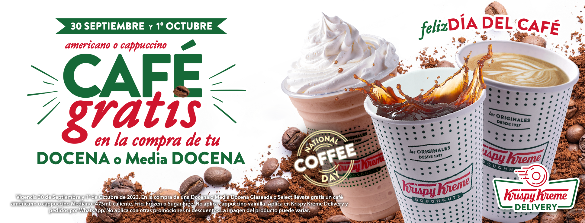PONTE LAS PILAS Y CELEBRA EL DÍA DEL CAFÉ CON KRISPY KREME – Krispy Kreme