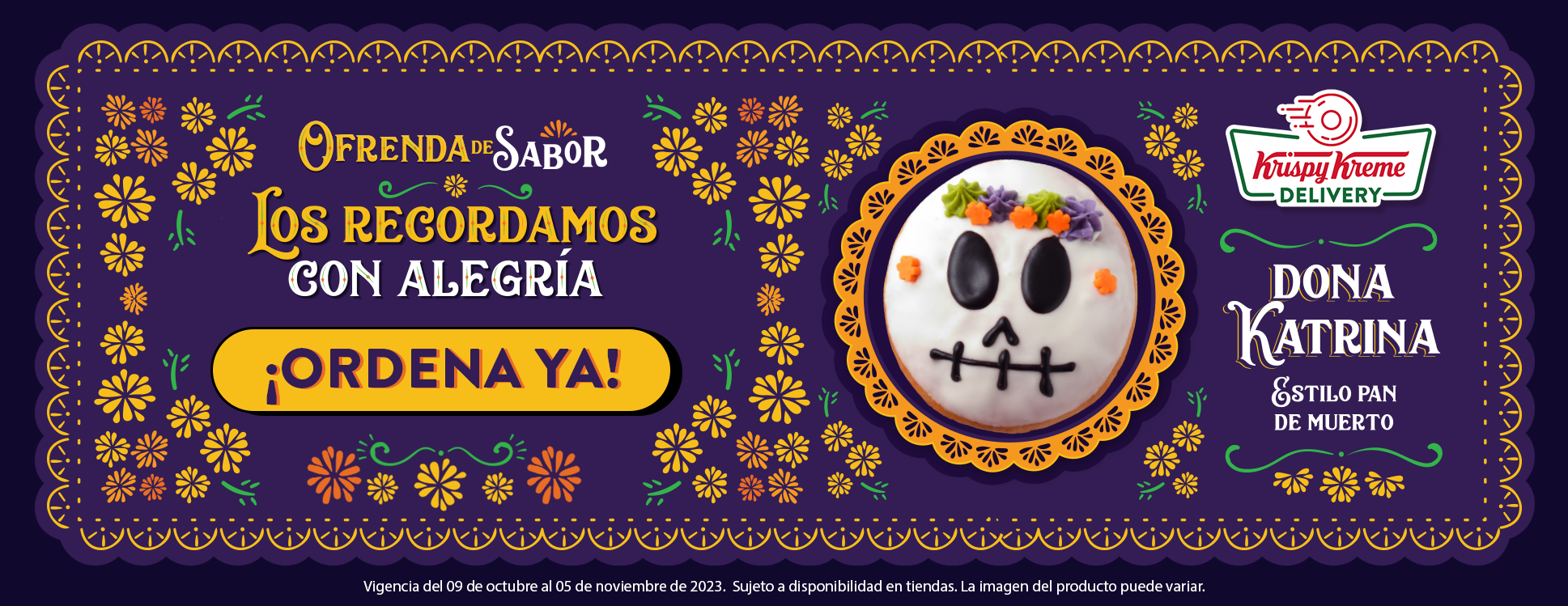 ARMA TU OFRENDA DE SABOR CON LA DONA KATRINA – Krispy Kreme
