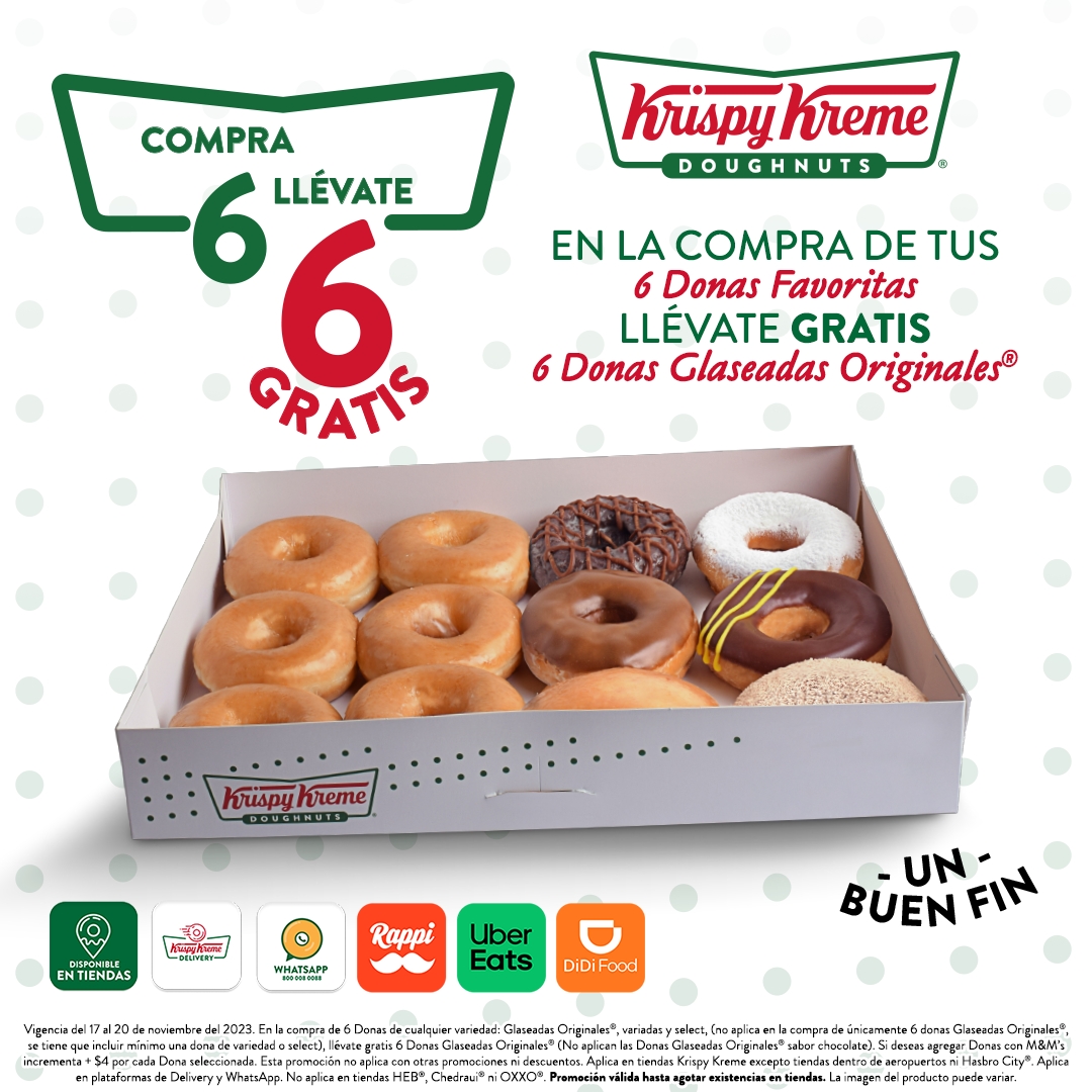 ¡5 RAZONES PARA TENER UN BUEN FIN CON UNAS DELICIOSAS DONAS KRISPY KREME! – Krispy Kreme