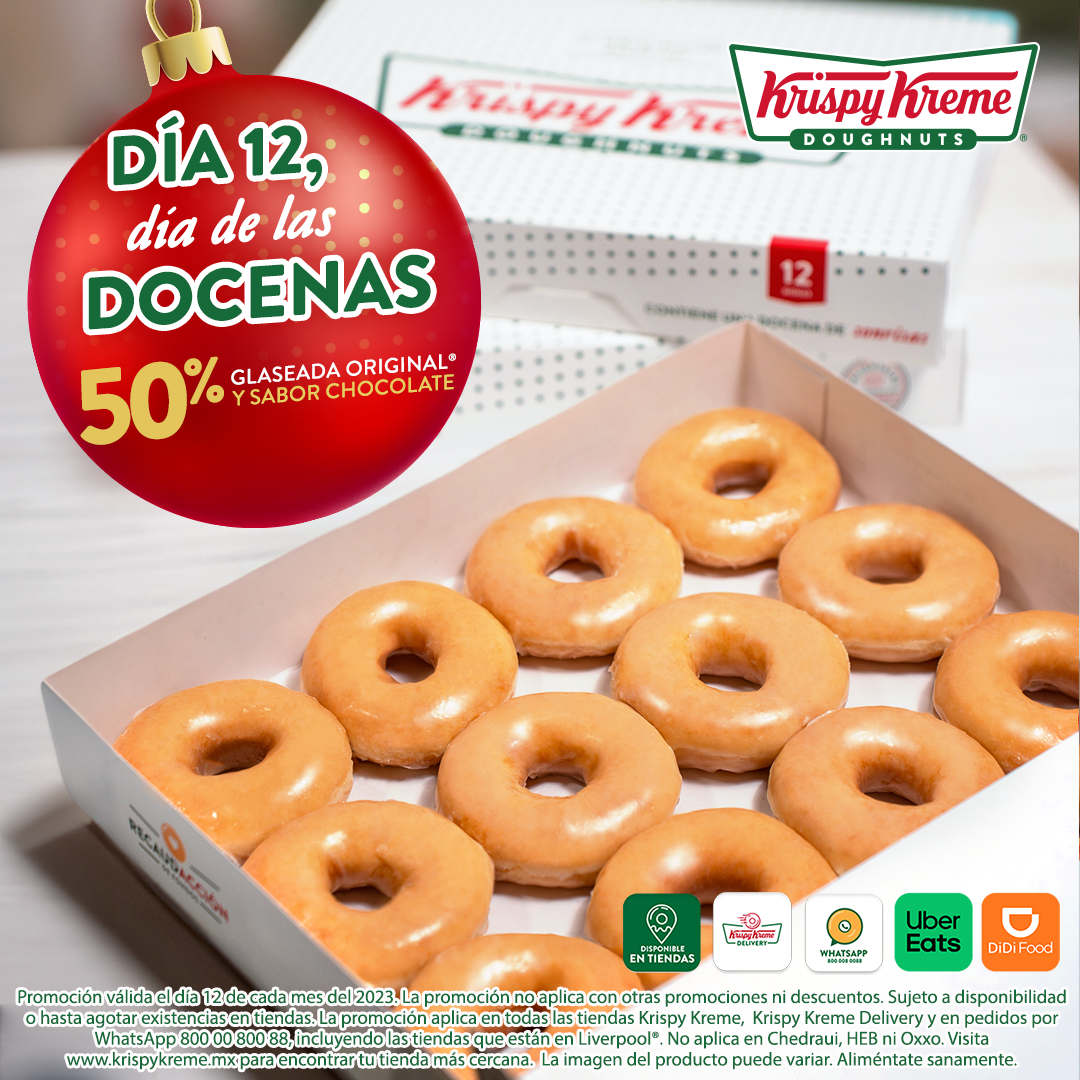 ESTE 12/12 SE ABRE EL PORTAL DE LAS DOCENAS DE GLASEADAS ORIGINALESⓇ – Krispy Kreme
