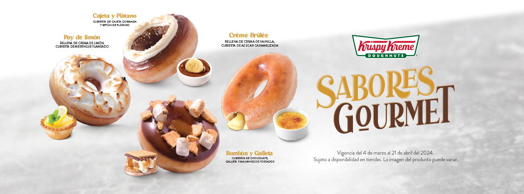 DONAS DE SABORES GOURMET: LAS NUEVAS CREACIONES DEL CHEF KRISPY KREME. – Krispy Kreme