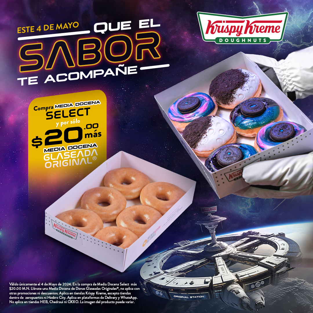 QUE EL SABOR TE ACOMPAÑE ESTE 4 DE MAYO – Krispy Kreme