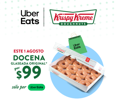 ¡COMPARTE Y DISFRUTA MOMENTOS REDONDOS CON KRISPY KREME Y DONAS UBER EATS 2024! – Krispy Kreme