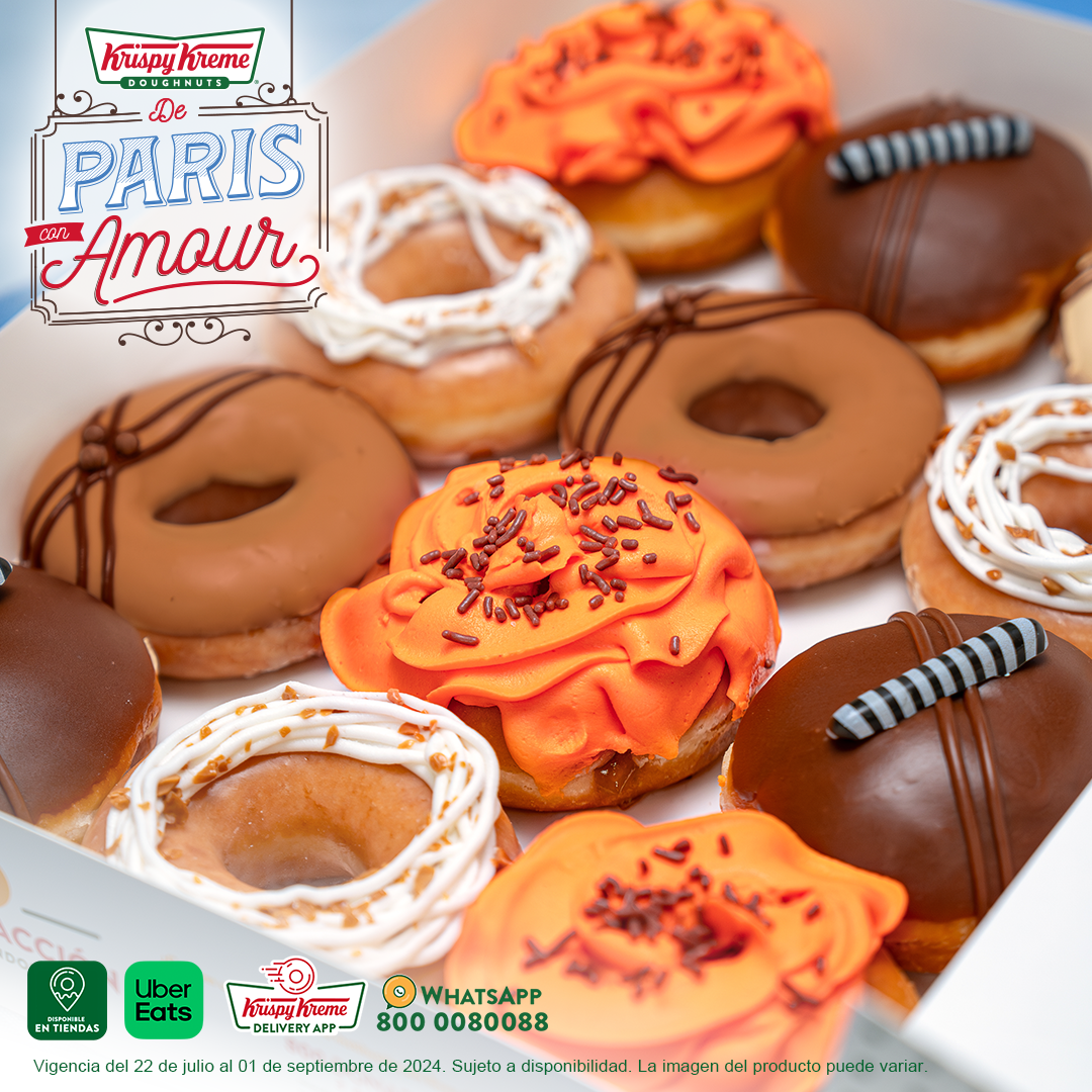 TRANSPÓRTATE A LAS CAFETERÍAS PARISINAS CON KRISPY KREME – Krispy Kreme