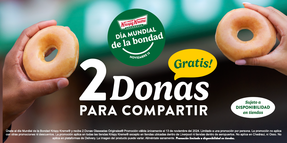 CELEBRA EL DÍA DE LA BONDAD CON KRISPY KREME – Krispy Kreme
