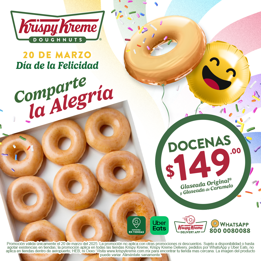 SÚPER DÍA DE LA FELICIDAD CON KRISPY KREME – Krispy Kreme
