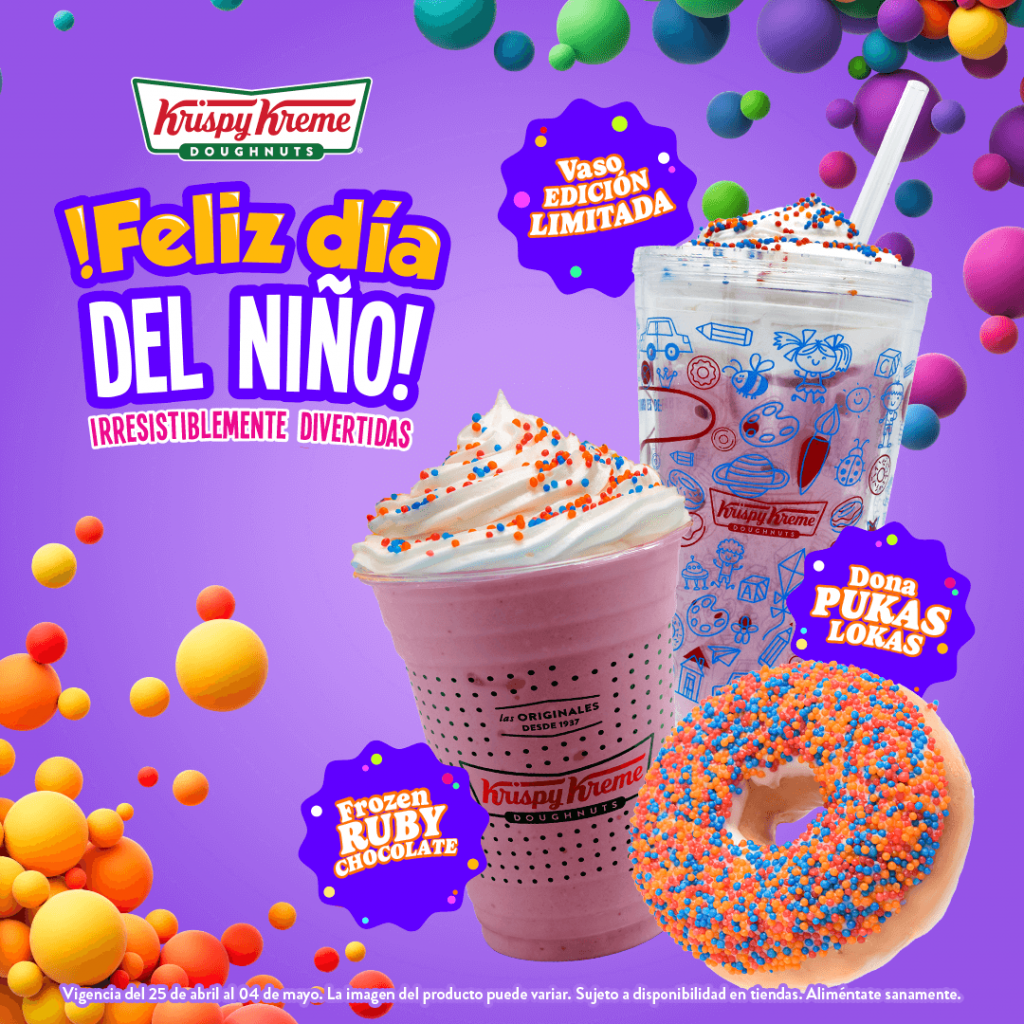 ¡VISITA KRISPY KREME ESTE DÍA DEL NIÑO Y CELEBRA A LOS MÁS PEQUEÑOS! – Krispy Kreme