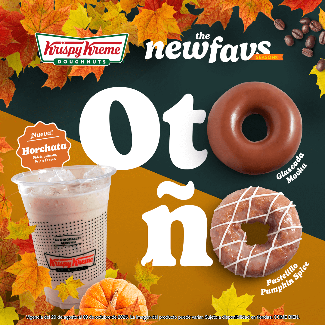 ¡El Otoño llega con tus nuevos sabores fav! 🍂 – Krispy Kreme