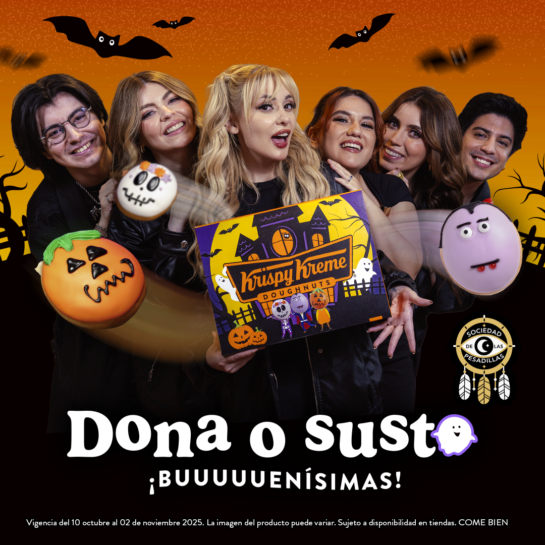 ¿Dona o Susto? Halloween en Krispy Kreme con La Sociedad de las ...